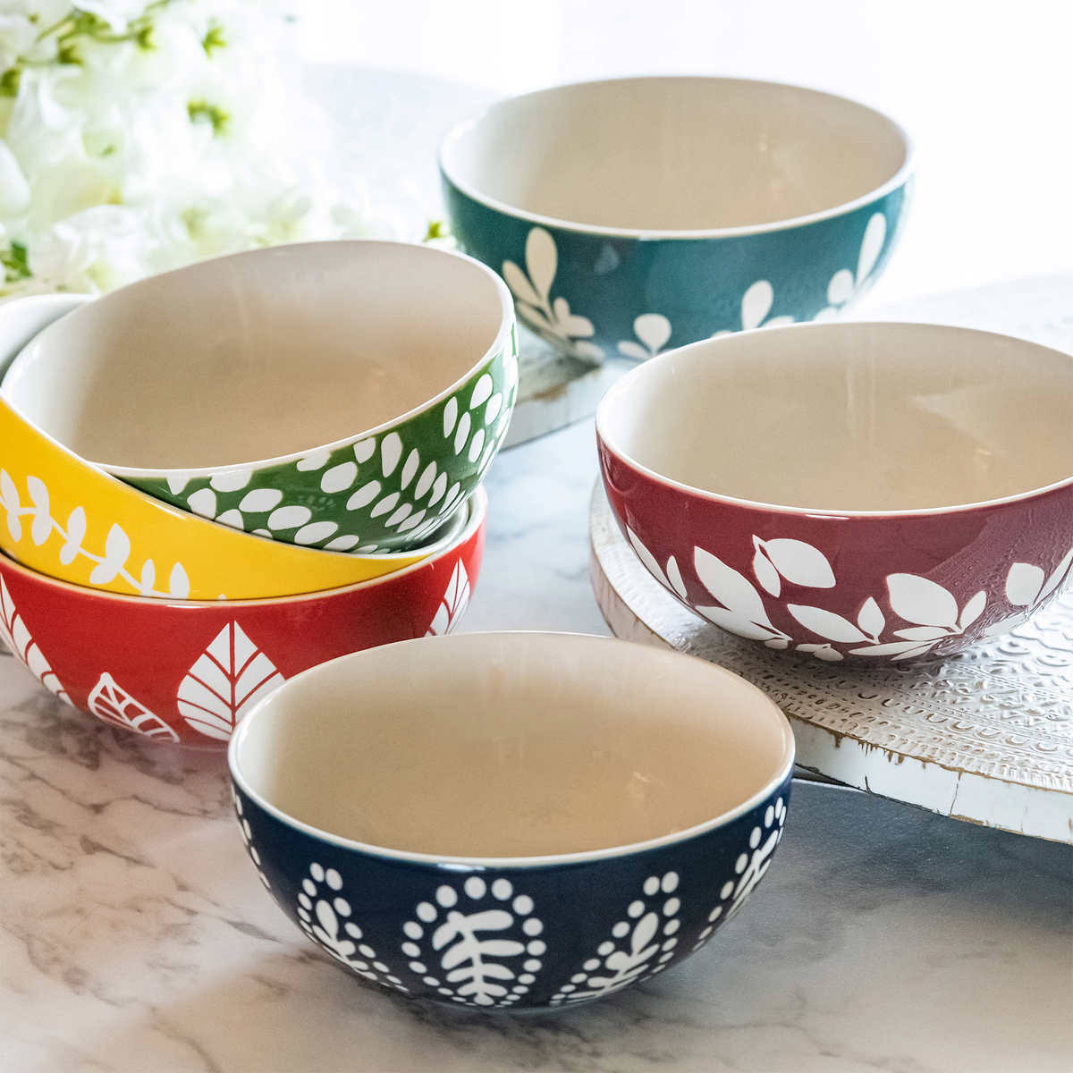 Natural Elements 6-piece All Purpose Bowl Set – Costless Furnishings